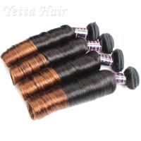 China 14-16 Inch Ombre Indian Virgin Human Hair Weave No Shedding 100g for sale
