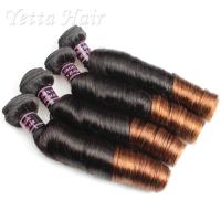 China 14-16 Inch Ombre Indian Virgin Human Hair Weave No Shedding 100g for sale