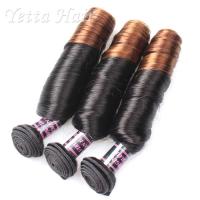 China 14-16 Inch Ombre Indian Virgin Human Hair Weave No Shedding 100g for sale