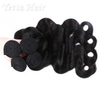 China Virgin Cambodian Human Hair Extensions 100 Unprocessed Grade 7A 8 to 30 Inch Thick Smooth for sale