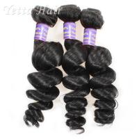 China 7A Grade Unprocessed Cambodian Virgin Hair Loose Wave 12-30 Inches Double Weft Extensions for sale