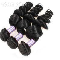 China 7A Grade Unprocessed Cambodian Virgin Hair Loose Wave 12-30 Inches Double Weft Extensions for sale