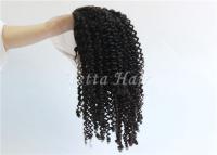 China 20 Inch Kinky Curly Virgin Human Hair Full Lace Wig for Black Women 150 Density for sale