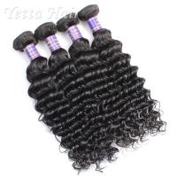 China Deep Curly Cambodian Virgin Hair Weave 14-16 Inch 100g Human Hair Extensions for sale