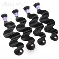 China Color 1B Cambodian Virgin Hair Body Wave 100g Remy Human Hair Weave 7A Grade for sale