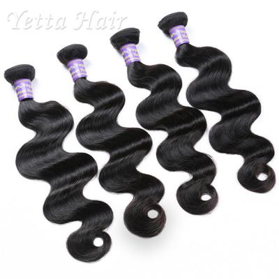China Color 1B Cambodian Virgin Hair Body Wave 100g Remy Human Hair Weave 7A Grade for sale