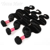 China Natural Color Peruvian Virgin Hair Body Wave Hair Extensions 100g 10-30inch for sale