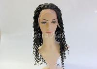 China 100% Virgin Human Hair Lace Front Wig Deep Curly 12-36 Inch with Baby Hair for sale