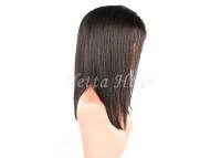 China Glueless Short Full Lace Front Wig Human Hair Silky Straight 12-36 inch for sale