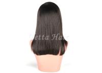 China 12-36 Inch Silky Indian Virgin Human Hair Lace Front Wig No Chemical No Fiber for sale