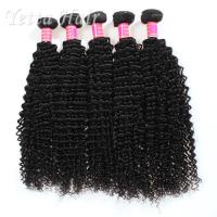 China Peruvian Virgin Hair Kinky Curly Weave 10-30 Inch Tangle Free Human Hair Extensions for sale