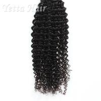 China Peruvian Virgin Curly Hair Extensions 100% Human Hair Wefts 10-30 Inch 100g for sale