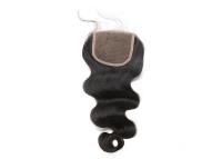 China Free Parting Body Wave Lace Top Closure 4x4 Swiss Lace Brazilian Virgin Hair 8-24 inch for sale