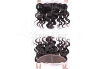 China 7A Peruvian Virgin Body Wave Lace Closure 13x4 Ear to Ear Human Hair 30g for sale