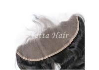 China 7A Peruvian Virgin Body Wave Lace Closure 13x4 Ear to Ear Human Hair 30g for sale