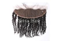 China 13x4 Lace Frontal Closure 100% Virgin Brazilian Hair With Baby Hair 30g for sale