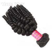 China 14-24 Inch 100% Virgin Peruvian Hair Africa Curly Wet and Wavy Weave 100g for sale