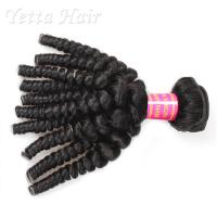 China 14-24 Inch 100% Virgin Peruvian Hair Africa Curly Wet and Wavy Weave 100g for sale