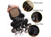 China 4x4 Silk Base Lace Top Closure Brazilian Virgin Hair Body Wave 8-20 Inch for sale