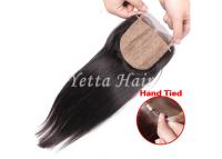 China 4x4 Silk Base Lace Top Closure Brazilian Virgin Hair Body Wave 8-20 Inch for sale