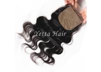 China 4x4 Silk Base Lace Top Closure Brazilian Virgin Hair Body Wave 8-20 Inch for sale