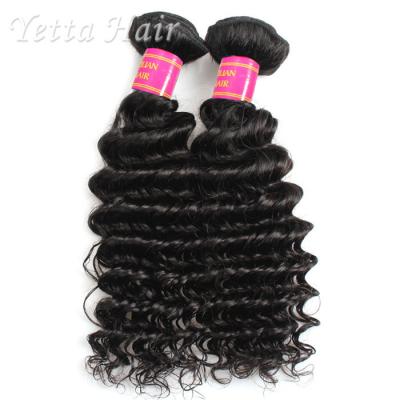 China Real Deep Wave Peruvian Virgin Hair Extensions 100g 12-30 Inch No Animal Hair for sale