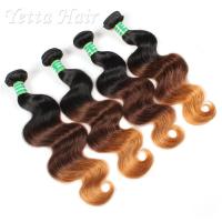 China 18 Inch Colorful Peruvian 7A Virgin Hair Weave No Chemical 100g for sale