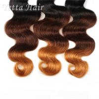 China 18 Inch Colorful Peruvian 7A Virgin Hair Weave No Chemical 100g for sale