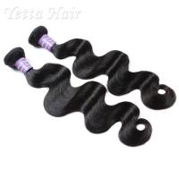 China 7A Peruvian Body Wave Hair Bundles 20 Inch Unprocessed Virgin Human Hair Easy Color for sale