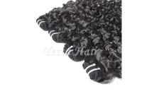 China Customized Brazilian Deep Curly Hair Weave 100g 12-30 Inch 8A Virgin Remy Hair Full Head for sale