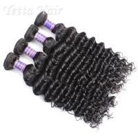 China Customized 7A European Weft Hair Extensions  Deep Wave No Chemical for sale