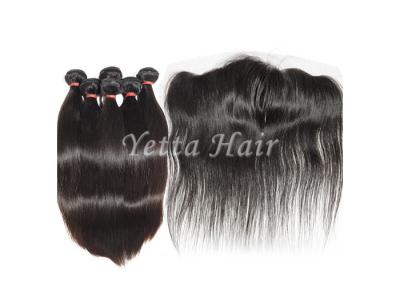 China Brazilian Virgin Hair Lace Frontal Closure Straight 8A Quality 100g 12-30 inch for sale