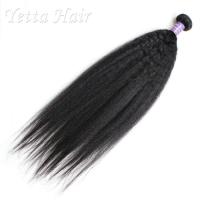 China Long Yaki Straight 7A Virgin Cambodian Human Hair Extensions 100g Soft Luster for sale