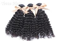 China Grade 7A Natural Kinky Curly Virgin Hair Brazilian Human Hair Extensions 10-30 Inch for sale