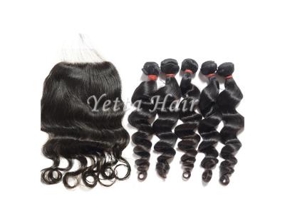 China 100g Virgin Brazilian Loose Wave Hair Weave Bundles 8A Grade 12-30 Inch for sale