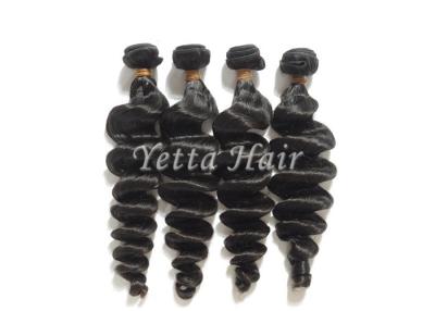 China Malaysian Loose Wave 8A Virgin Hair 12-30 Inch Bouncy Soft Natural Color 1B for sale