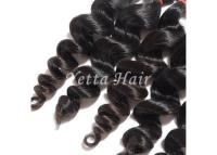 China 8A Virgin Brazilian Curly Hair Extensions 12-32 Inch Natural Wave Bouncy Human Hair Weave for sale