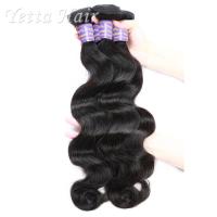 China 7A Malaysian Virgin Body Wave Hair Extensions 10-30inch Natural Black Human Hair Weft for sale
