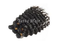 China Beauty Natural Deep Wave Human Hair Extensions ,  Durable 8A Grade Hair for sale