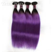 China 8A Virgin Russian Remy Hair Extensions Silky Straight Purple 100g 12-30 Inch for sale