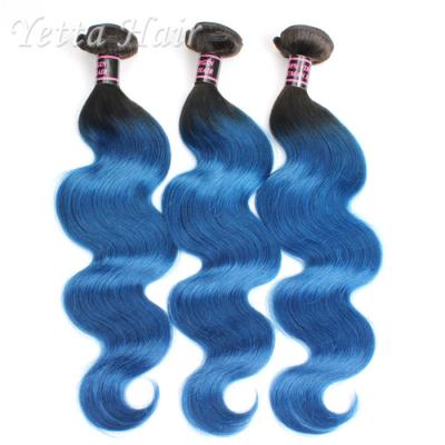 China 8A Colored Ombre Virgin Human Hair Extensions Full Cuticle 12-30 Inch for sale