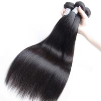 China Unprocessed Straight Peruvian Virgin Human Hair Weave 10 to 34 Inch 7A Grade for sale