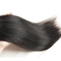 China Unprocessed Straight Peruvian Virgin Human Hair Weave 10 to 34 Inch 7A Grade for sale
