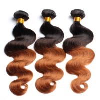 China Brazilian Virgin Hair Body Wave Ombre Human Hair Extensions 1b 30 10 30 Inch 100g for sale