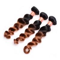 China Yetta Hair 1B/30 Ombre Body Wave Human Hair Extensions 100g 18 Inch Brazilian Virgin Hair Weave for sale
