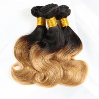 China 1B 30 Two Tone Ombre Brazilian Loose Wave Human Hair Extensions 100g 3.5oz for sale