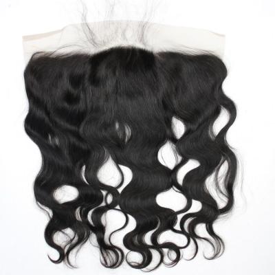 China Pre Plucked 13x4 Lace Frontal Body Wave Virgin Hair Lace Top Closure Ear to Ear 8-24 inch for sale