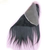 China 13x4 Straight Virgin Human Hair Lace Frontal Closure Brazilian 100g for sale