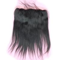 China 13x4 Straight Virgin Human Hair Lace Frontal Closure Brazilian 100g for sale