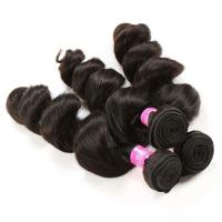 China Unprocessed Virgin Peruvian Human Hair Weave Virgin Loose Wave Hair for sale